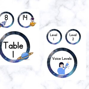 Galaxy Stars Classroom Label, Canva Editable Name Plate, Digital ...