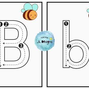 Alphabet Tracing Road Mats Printable, Writing Practice, Toddlers ...