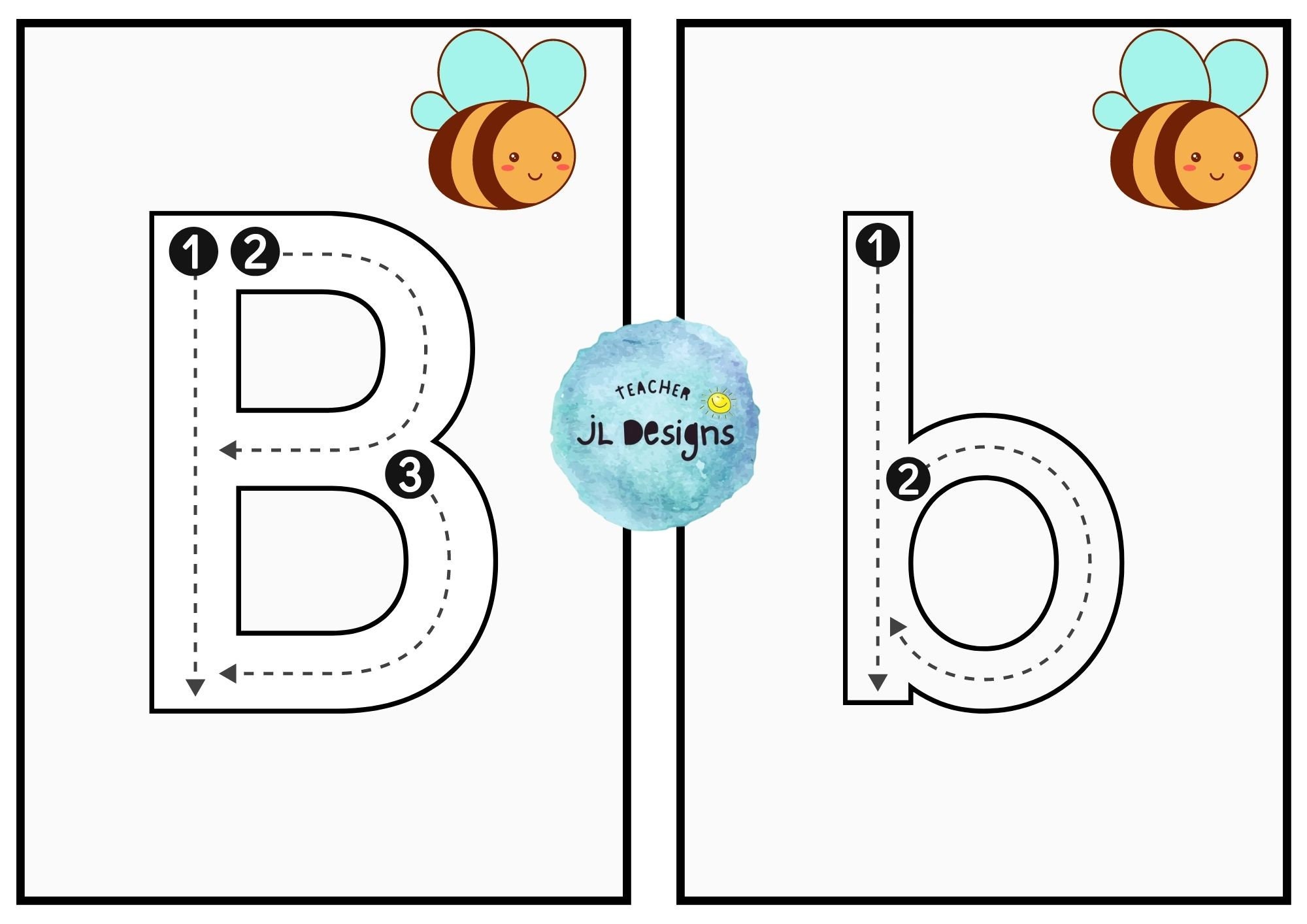 Alphabet Tracing Road Mats Printable, Writing Practice, Toddlers ...
