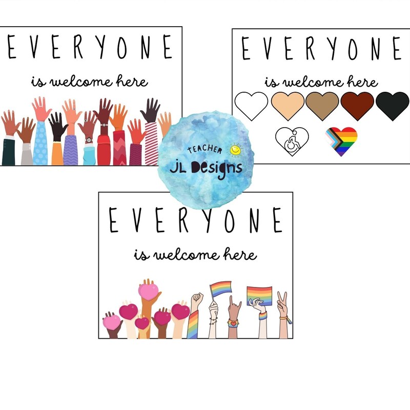 Everyone is Welcome - Etsy