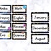 Galaxy Stars Classroom Label, Canva Editable Name Plate, Digital ...