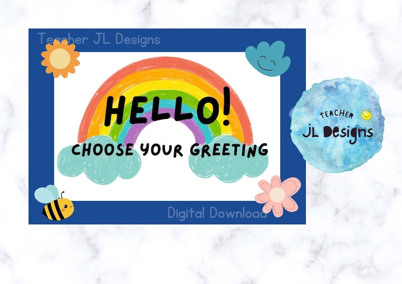 Classroom Greetings | Classroom Door | Decoration | Elementary and Pre ...
