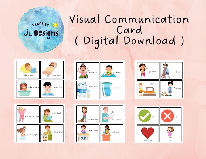 Communication Cards Symbol -autism, Speech, ADHD, Communication, ABA ...