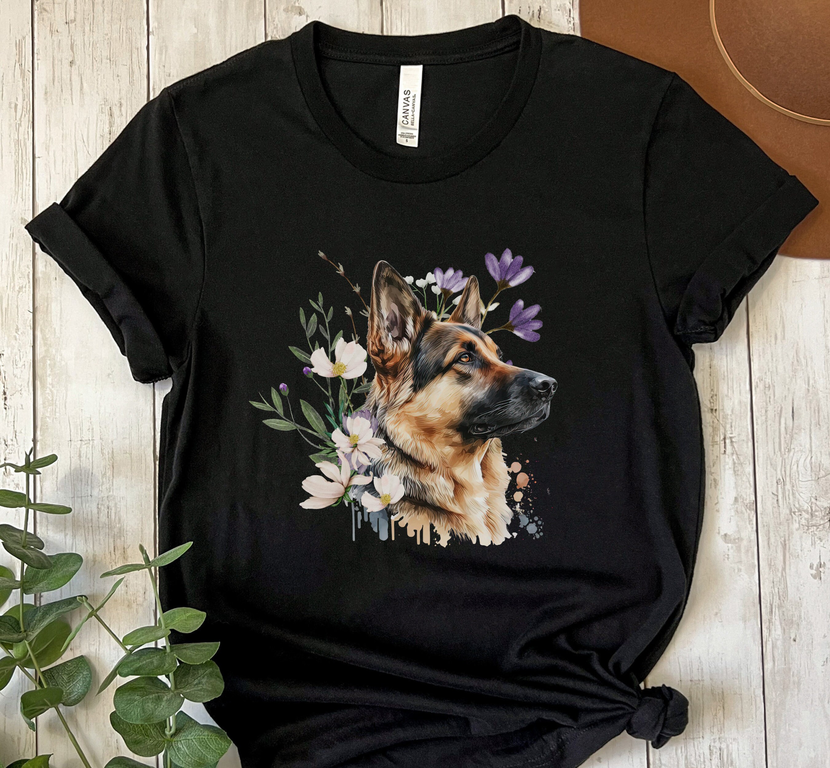 German Shepherd Mom Dog Gifts Shirts Crew Neck Shirt for Shepherd Owner ...