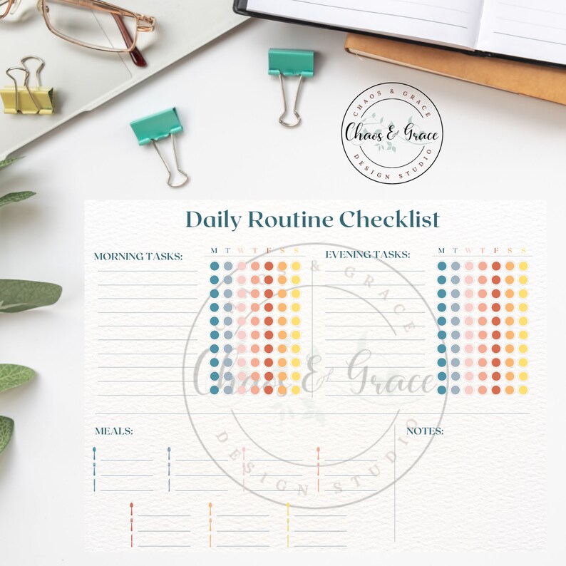 Home Management Checklist, Daily/weekly Planner Checklist, Daily to Do ...