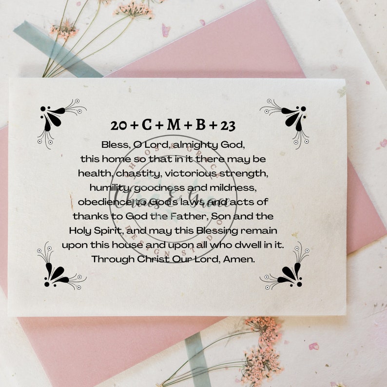 Epiphany Home Blessing Printable - Etsy