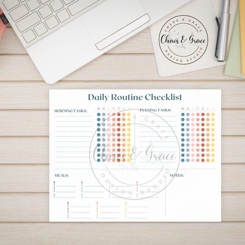 Home Management Checklist, Daily/weekly Planner Checklist, Daily to Do ...