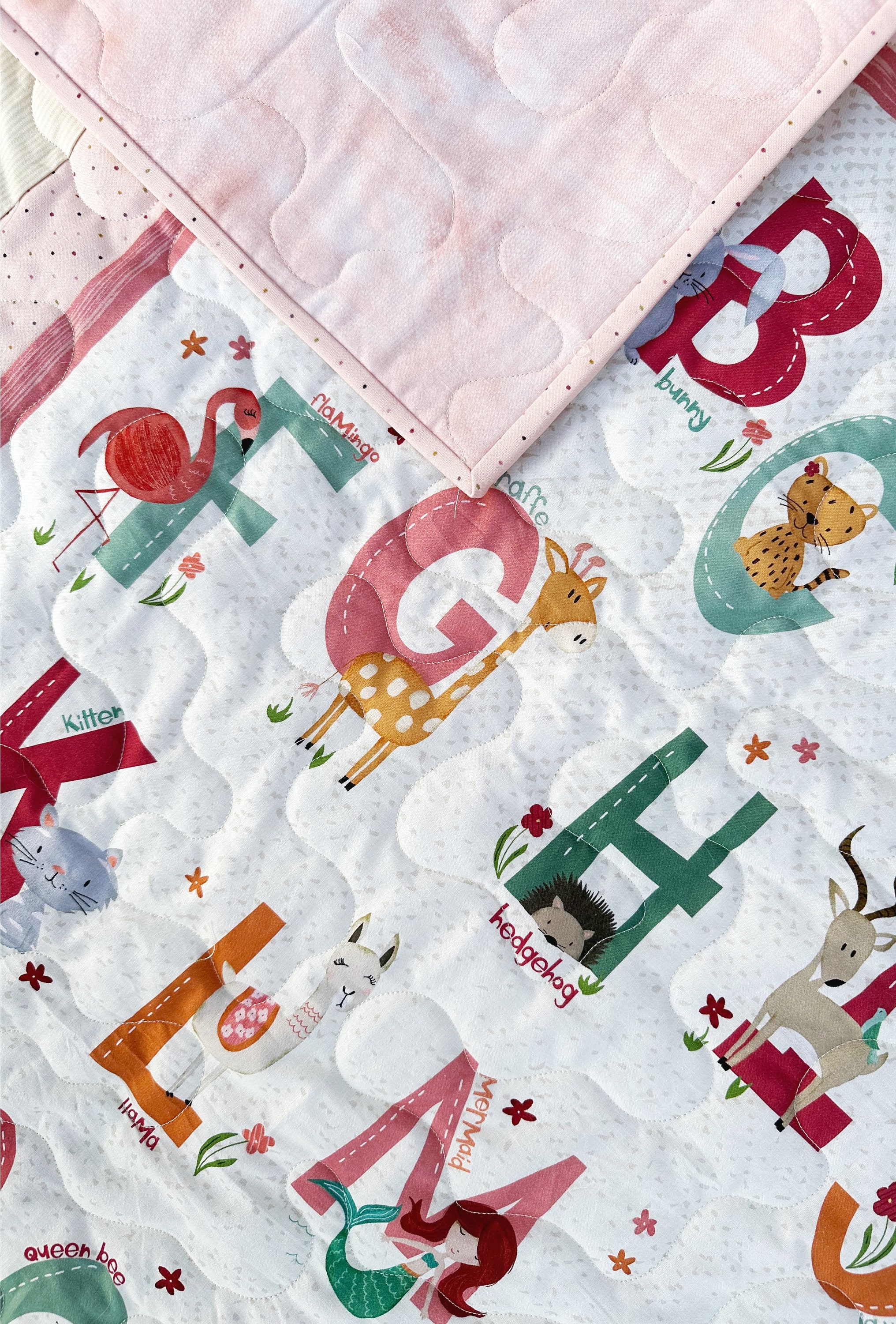 Handmade Alphabet Quilt, ABC Quilt, ABC Design Quilt, ABC Lap Quilt ...
