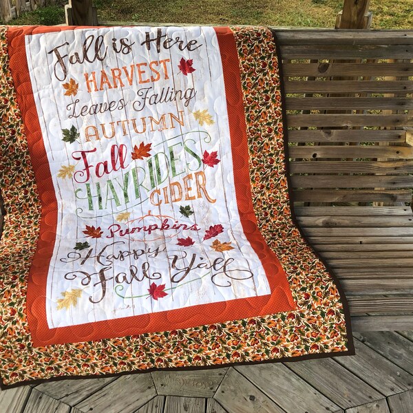 Thanksgiving Quilt - Etsy