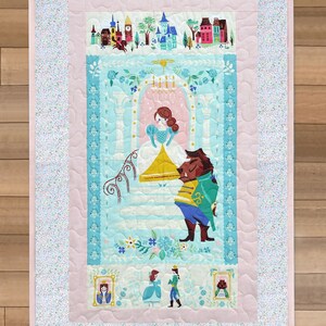 Beauty and the Beast Quilt, Beauty and the Beast Themed Quilt, Quilt ...