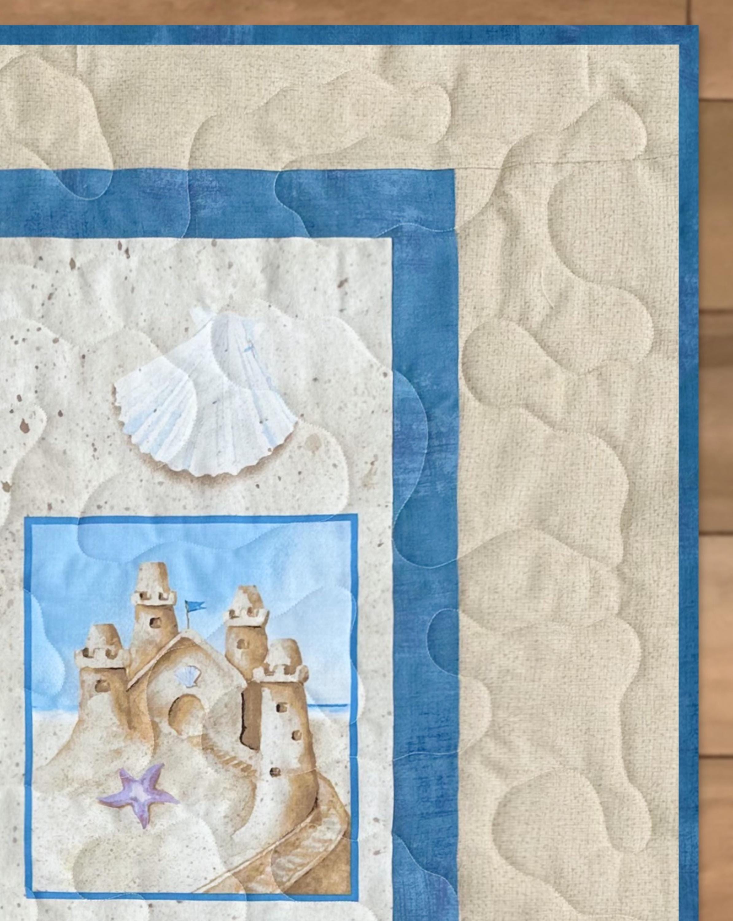 Ocean Theme Quilt, Beach Theme Quilt, Summer Fun Decor, Beach House ...