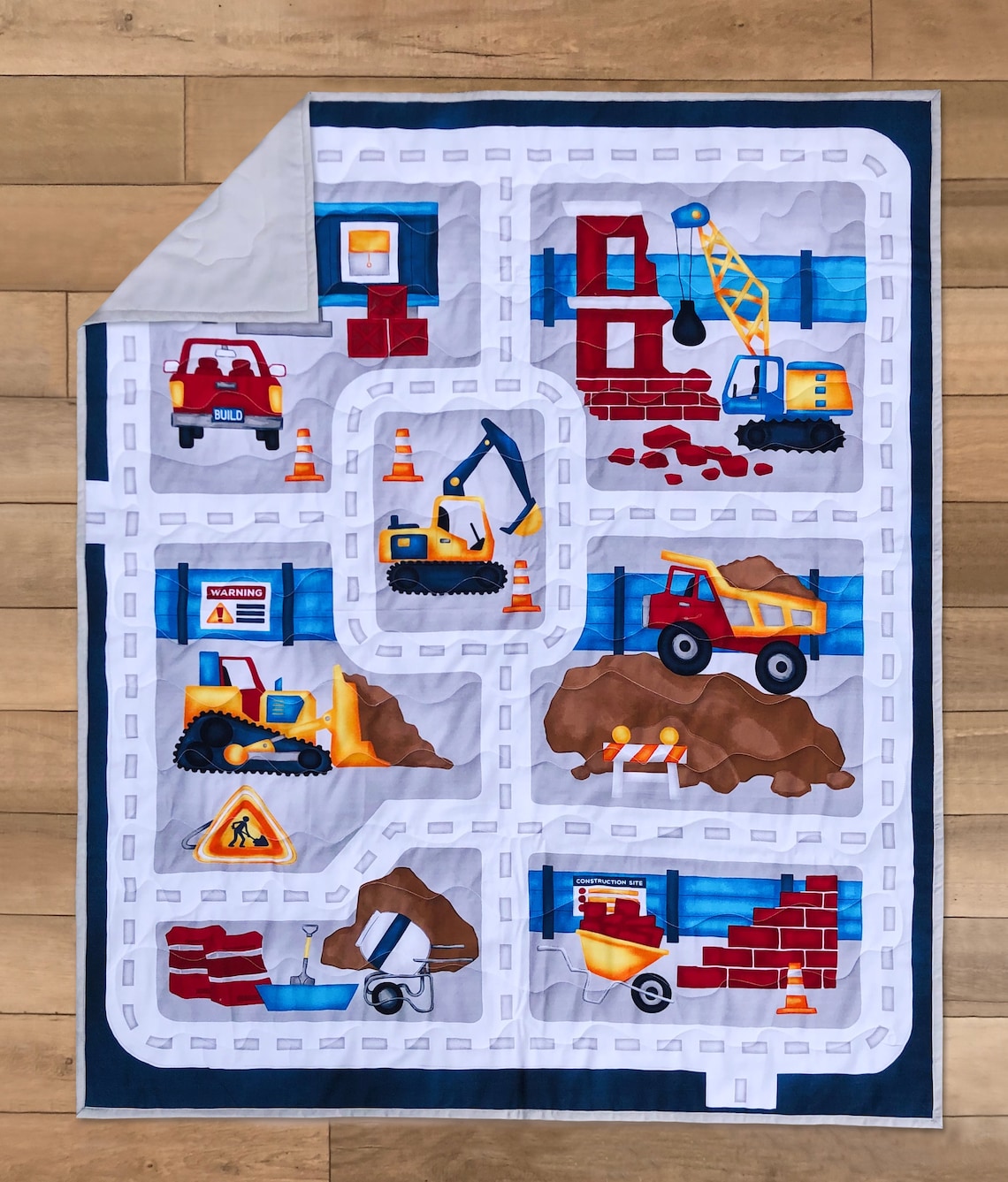 Handmade Child's Playmat Playmat for Toy Cars and Trucks - Etsy