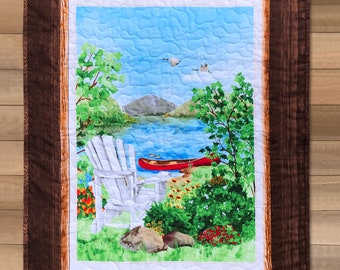 Fishing Lap Quilt, Fish Vacation Lap Quilt, Cabin Quilt, Quilt With ...