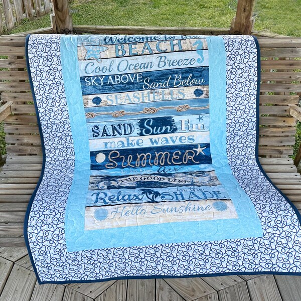 Nautical Quilt - Etsy