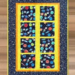 Space Baby Quilt, Minky Baby Quilt, Astronaut Baby Quilt, Astronaut ...