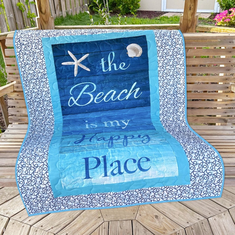Beach Quilt - Etsy