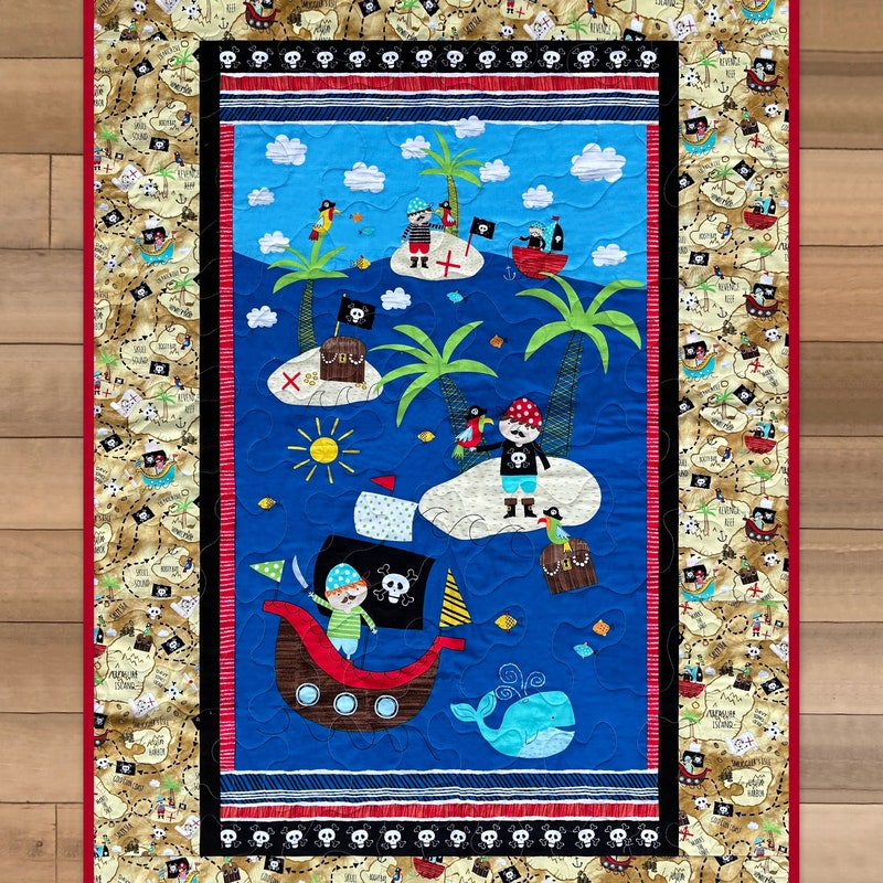 Pirate Quilt - Etsy