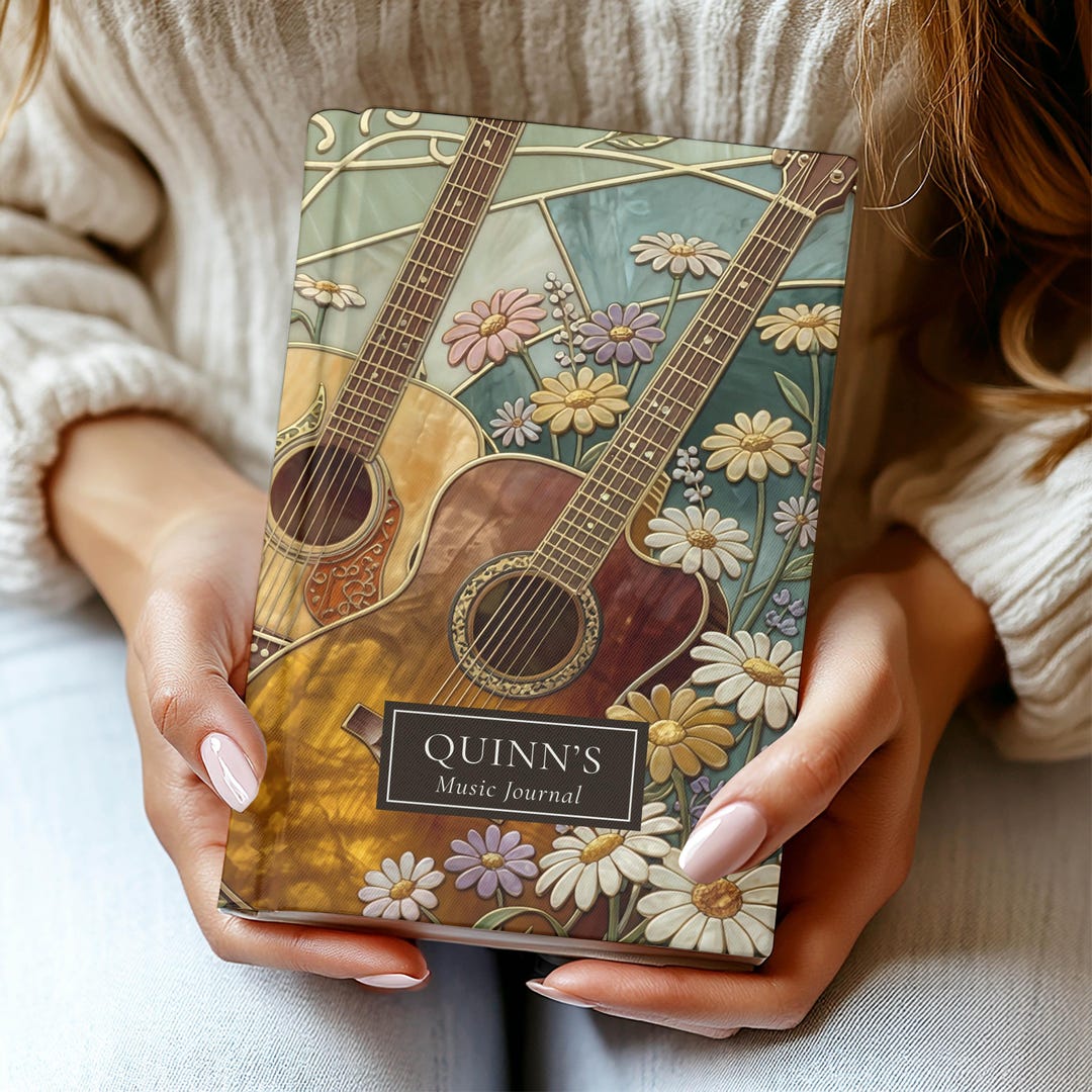 Personalized Music Journal, Custom Songbook Journal, Lyric Journal Gift ...