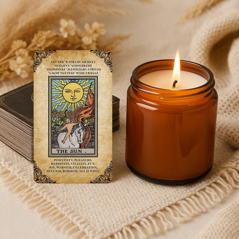 Tarot Cards With Key Words - Etsy
