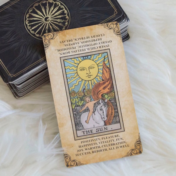 Antique Tarot Cards - Etsy
