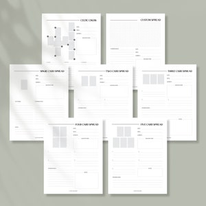 Printable Tarot Spread Worksheets, Tarot Journaling, Log Your Tarot ...