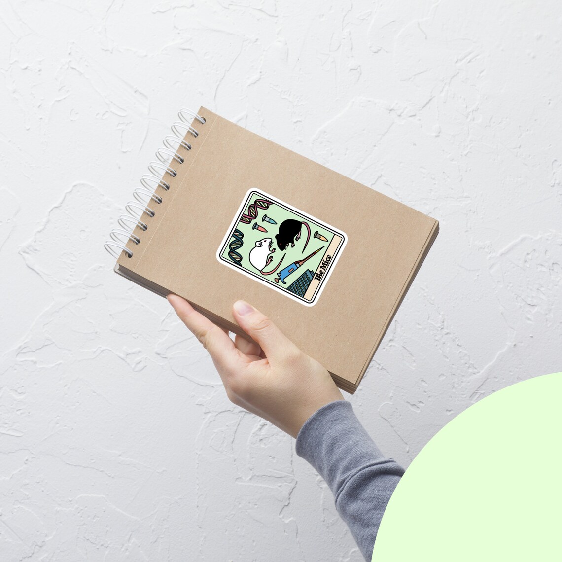 Mouse Model Organism Sticker Lab Mice Sticker Mus Musculus Research ...