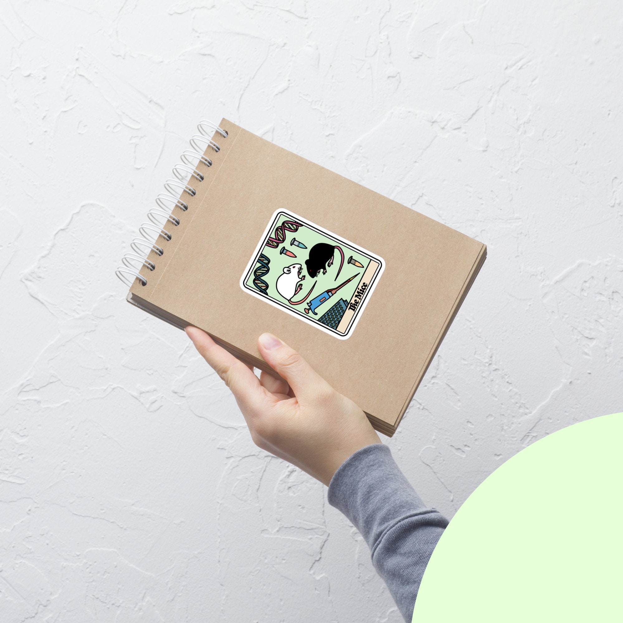 Mouse Model Organism Sticker Lab Mice Sticker Mus Musculus Research ...