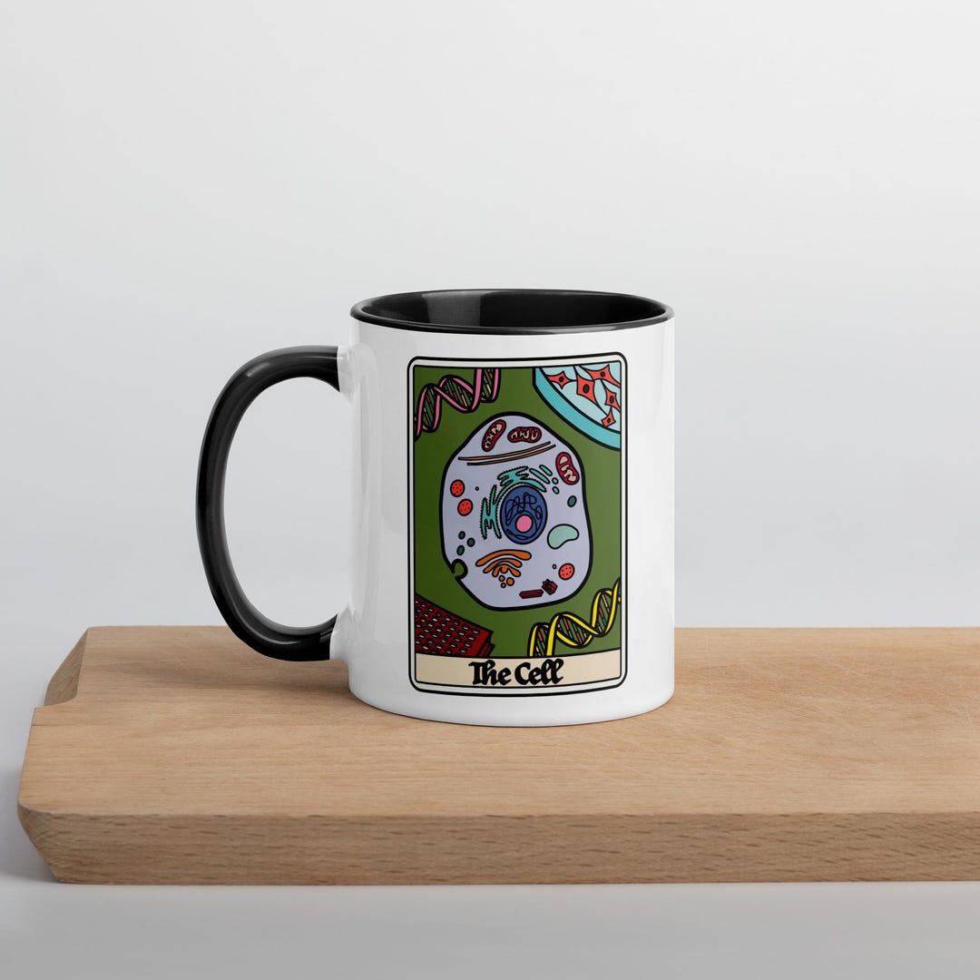 The Cell Mug | Biology Merch | Organelle | Lab Researcher Gifts ...