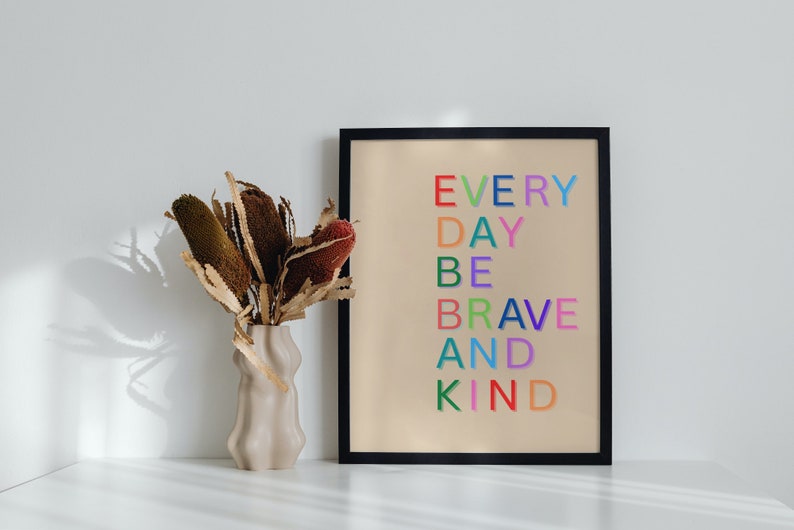 Motivational Quotes Print, Happy, Inspirational, Wall Art, 11 X 14 ...