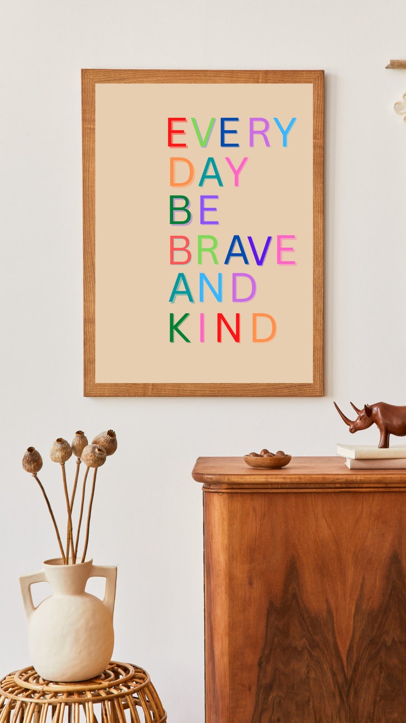Motivational Quotes Print, Happy, Inspirational, Wall Art, 11 X 14 ...