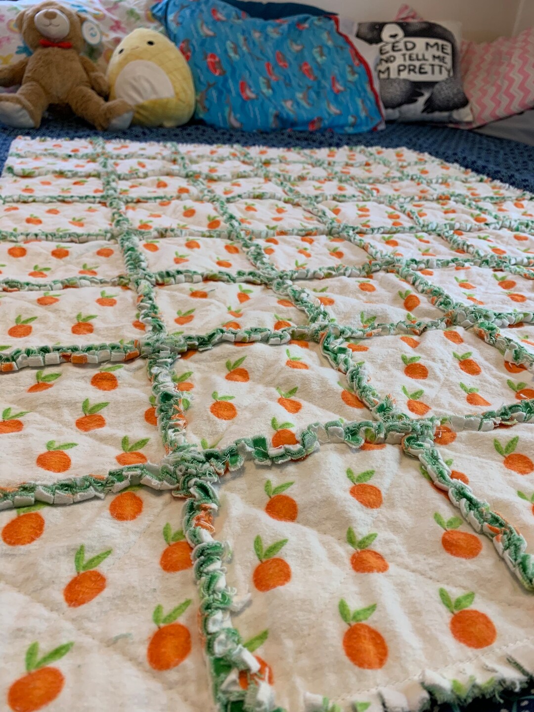 Baby Rag Quilt, Flannel Rag Quilt, Baby Blanket, Crib Quilt, Toddler ...