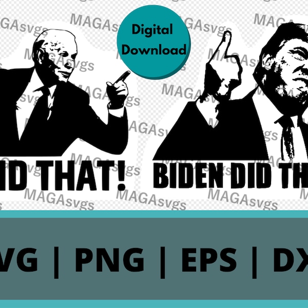 Joe Biden I Did That Sticker - Etsy