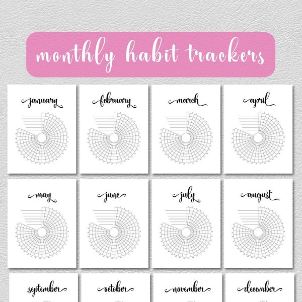 Circle Tracker - Etsy