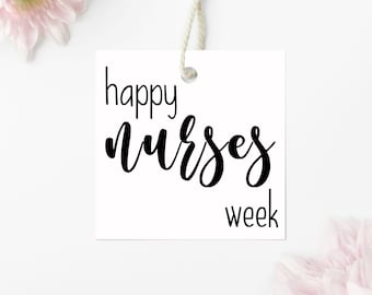 Nurses Week Printable Cookie Tag/ Thank You for All You Do - Etsy