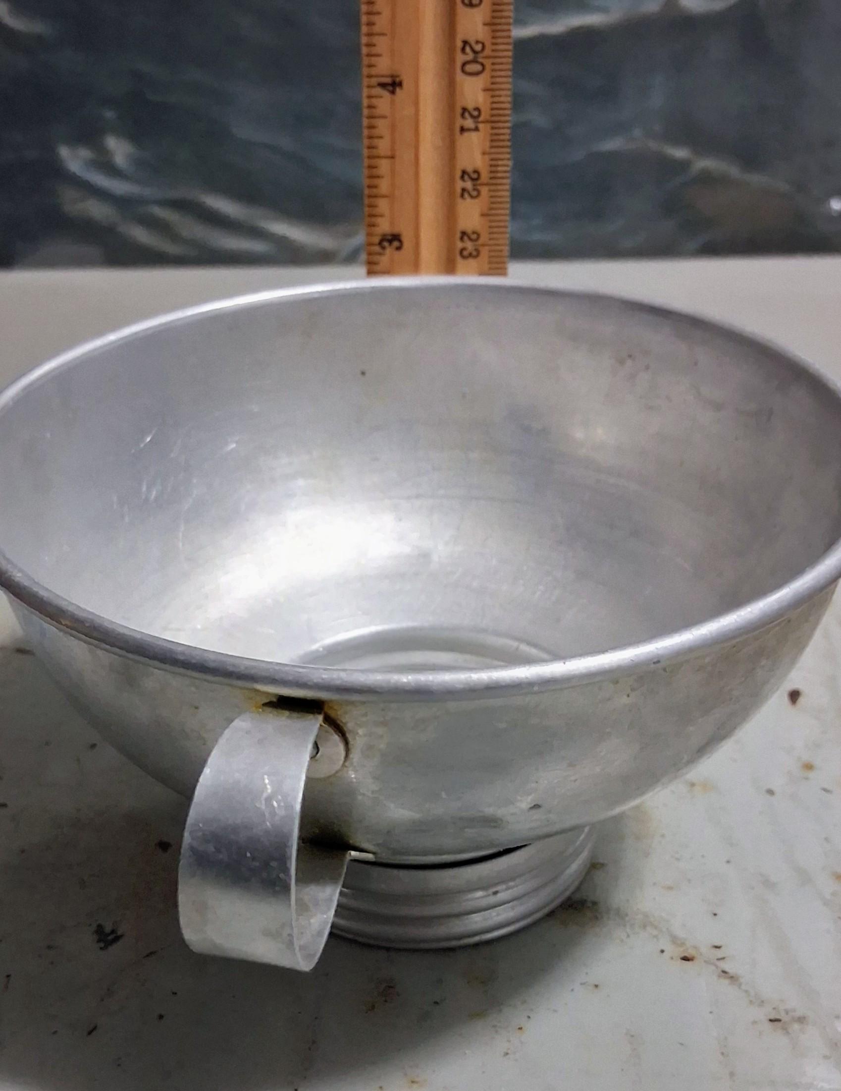 Vintage Aluminum Canning Funnel With Aluminum Screen Insert - Etsy