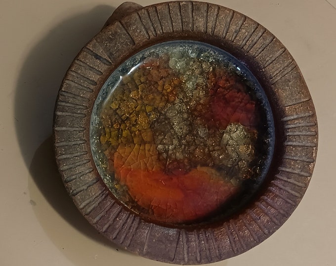 Last Chance! Richard Peeler Signed Pottery Stoneware Ashtray Mid ...