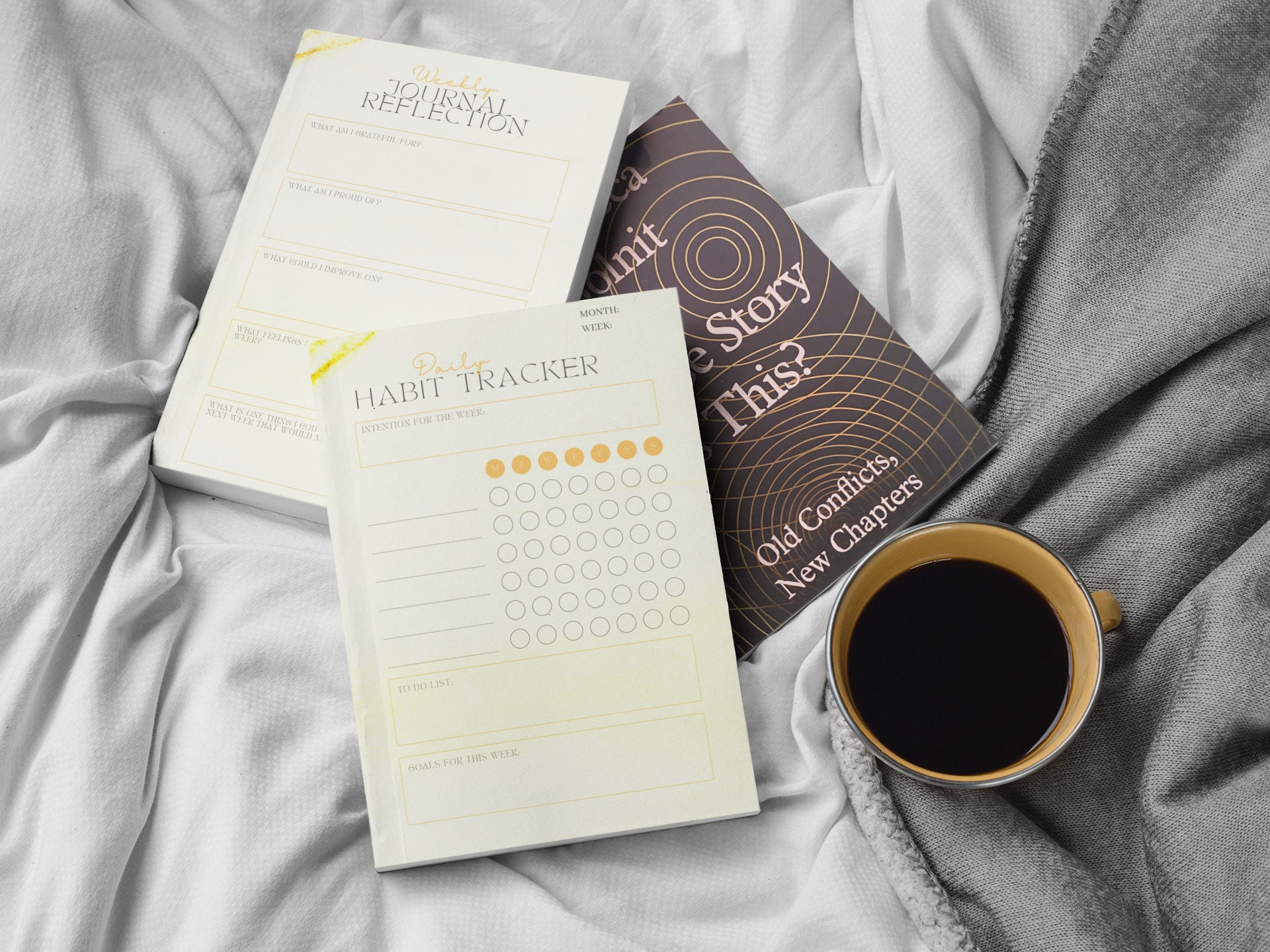 Weekly Habit Tracker Printable/ Reflection, Personal Habit Tracker ...