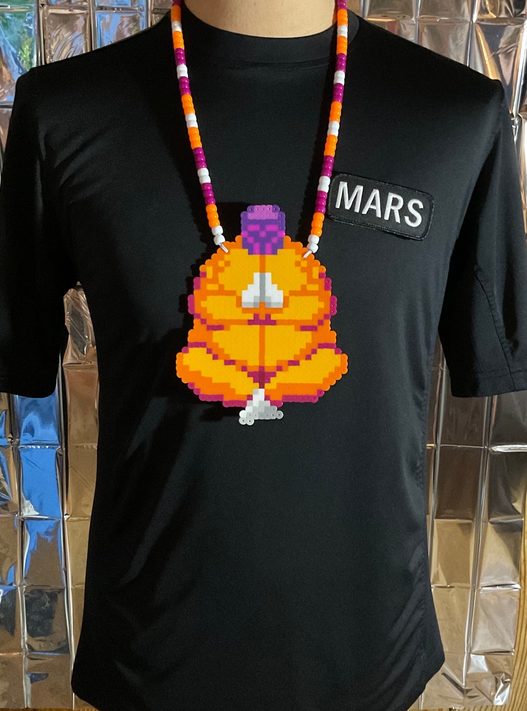 Mr. Wobble & Dark Wobble Beaded Necklaces - Etsy