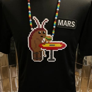 Cockroach Burger Meme Beaded Necklace - Etsy