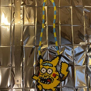 Pika-rick Pikachu Rick Perler - Etsy