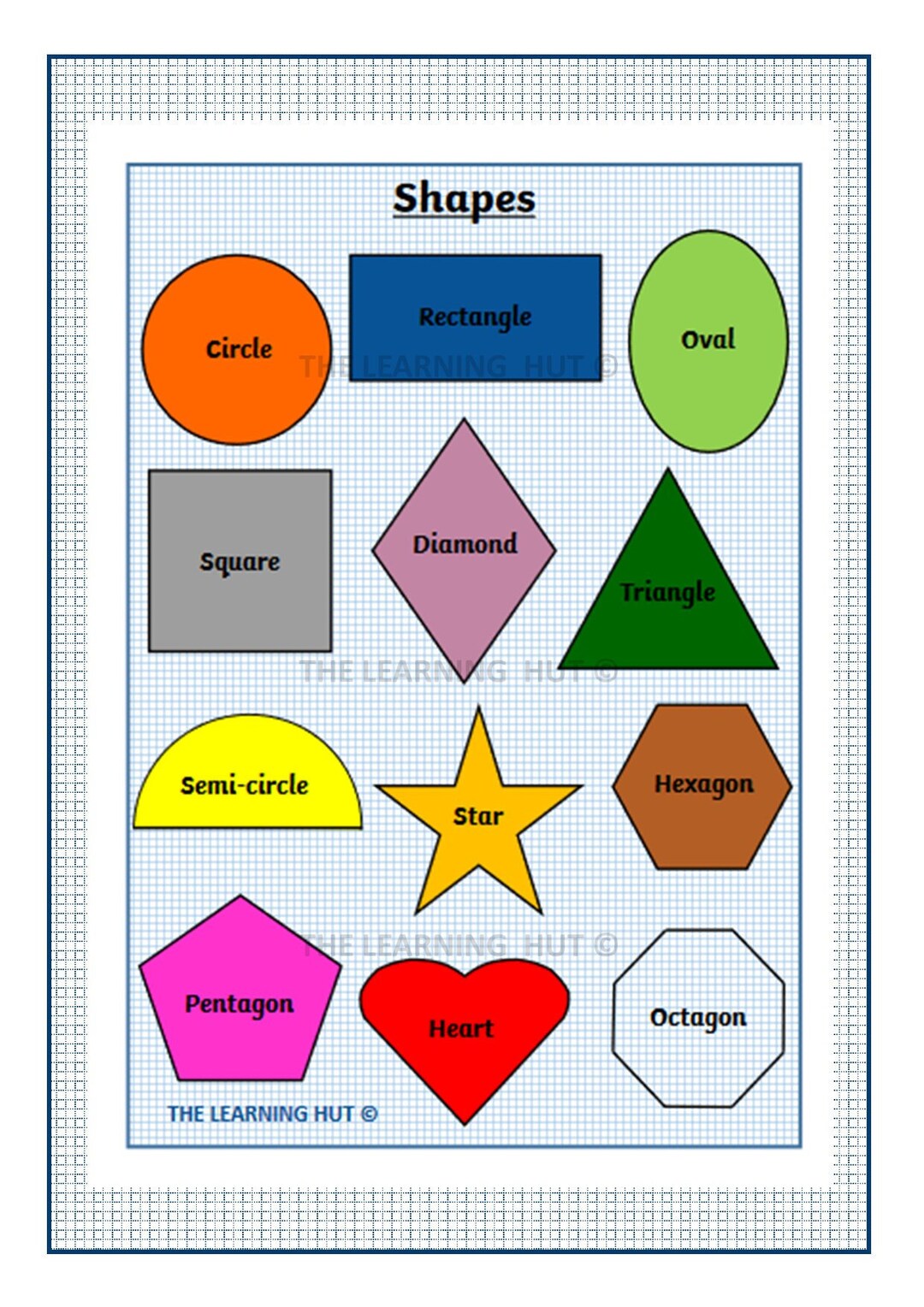 Printable Shape Poster/maths Classroom Display/maths Shape - Etsy UK