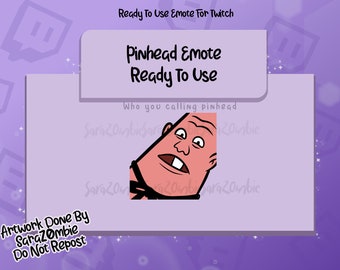 Pinhead Twitch Emote - Etsy