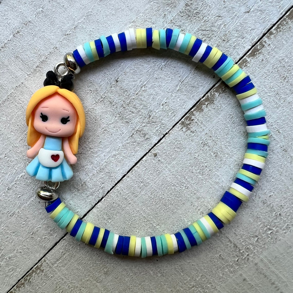 PRINCESS Stretch Bracelet|colorful Heishi Bracelet for Kids|colorful ...