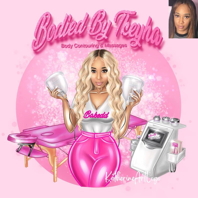 Body Sculpting Cartoon Logobody Contour Logobody Contouring - Etsy