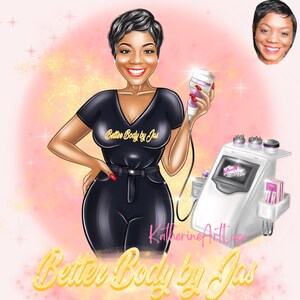 Esthetician Cartoon Logo,body Sculpting Logo,body Slimming Logo,beauty ...