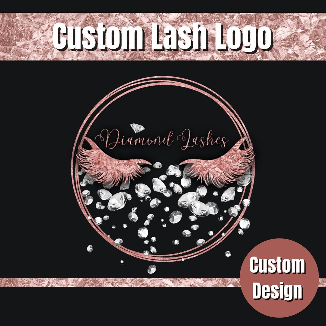 Custom Lash Logo, Custom Eyelash Logo,lash Maker Logo,lash Designer ...