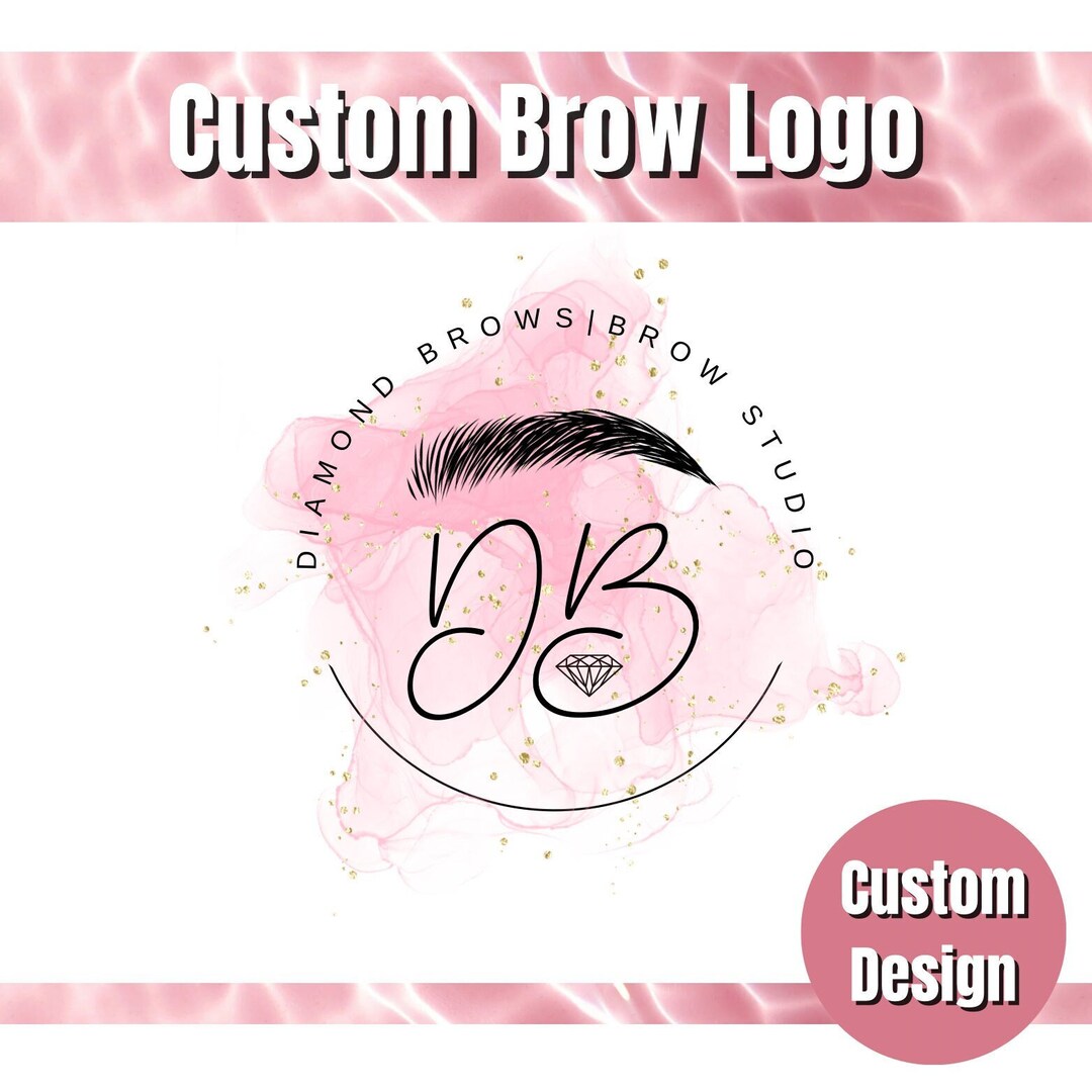 PMU Brow Artist Branding Kit Logo, Premade Brows Logo Design, Brow ...