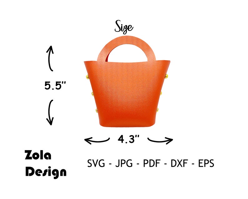 Fashion Purse Svg Gift Bag Template Svg Coin Purse - Etsy