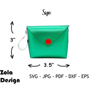 Little Coin Purse Svg | Gift Bag Template Svg | Coin Purse Template SVG ...