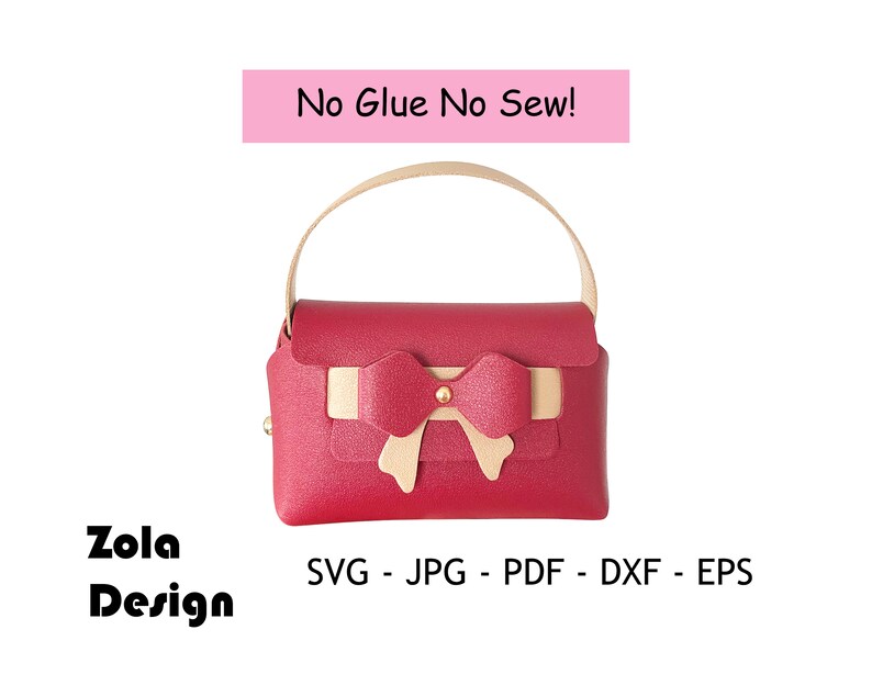 Plug in Clasp Purse Svg Gift Bag Template Svg Coin Purse - Etsy